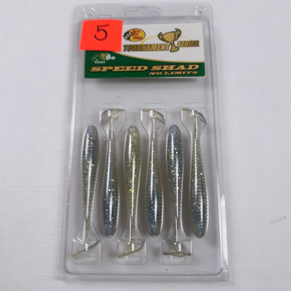 Bass Pro Shops Tournament Series 3.8" Speed Shad, 6 Count, Swim Bait ...