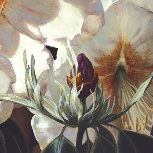 40W"x30H" WILDWOOD SPRING by ELIZABETH HORNING - VIVID BLOOMING FLOWERS ...
