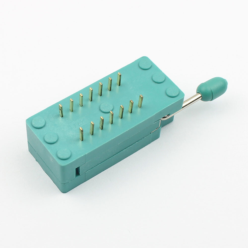 1Pcs Universal Gold Plated 14 Pin DIP ZIF Test Chip IC Socket Adaptor ...