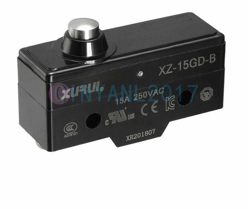 1PCS XURUI XZ-15GD-B Short Reed Snap Button Lever Type Microswitch NEW ...