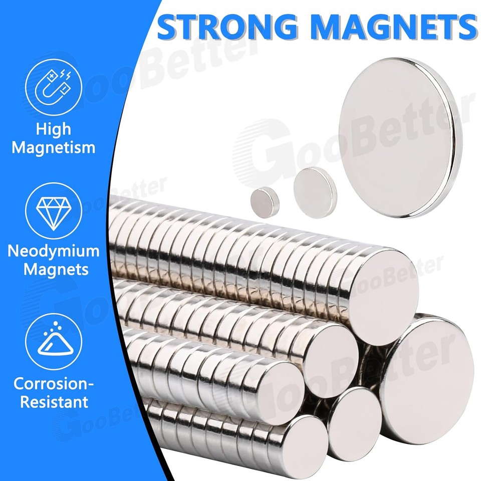 Lot Neodymium Magnets N52 Disc Round Super Strong Rare Earth Small ...