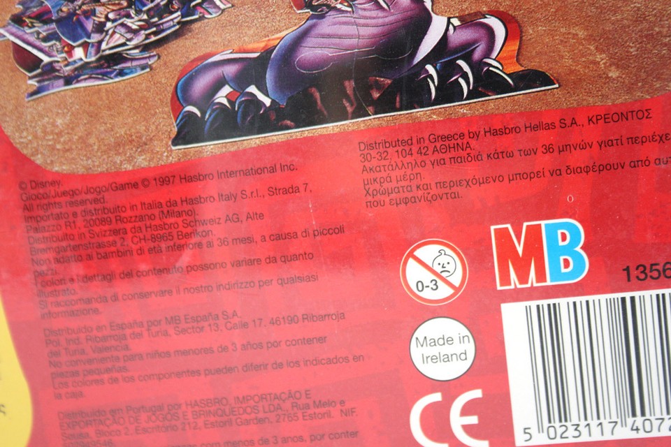 RARE VINTAGE 1997 HERCULES HYDRA BOARD GAME MB BRAND NEW SEALED MISB ...