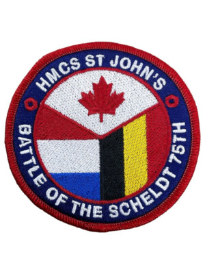 Canadian Navy RCN HMCS St John Battle of Scheldt 75th Anniversary Patch ...