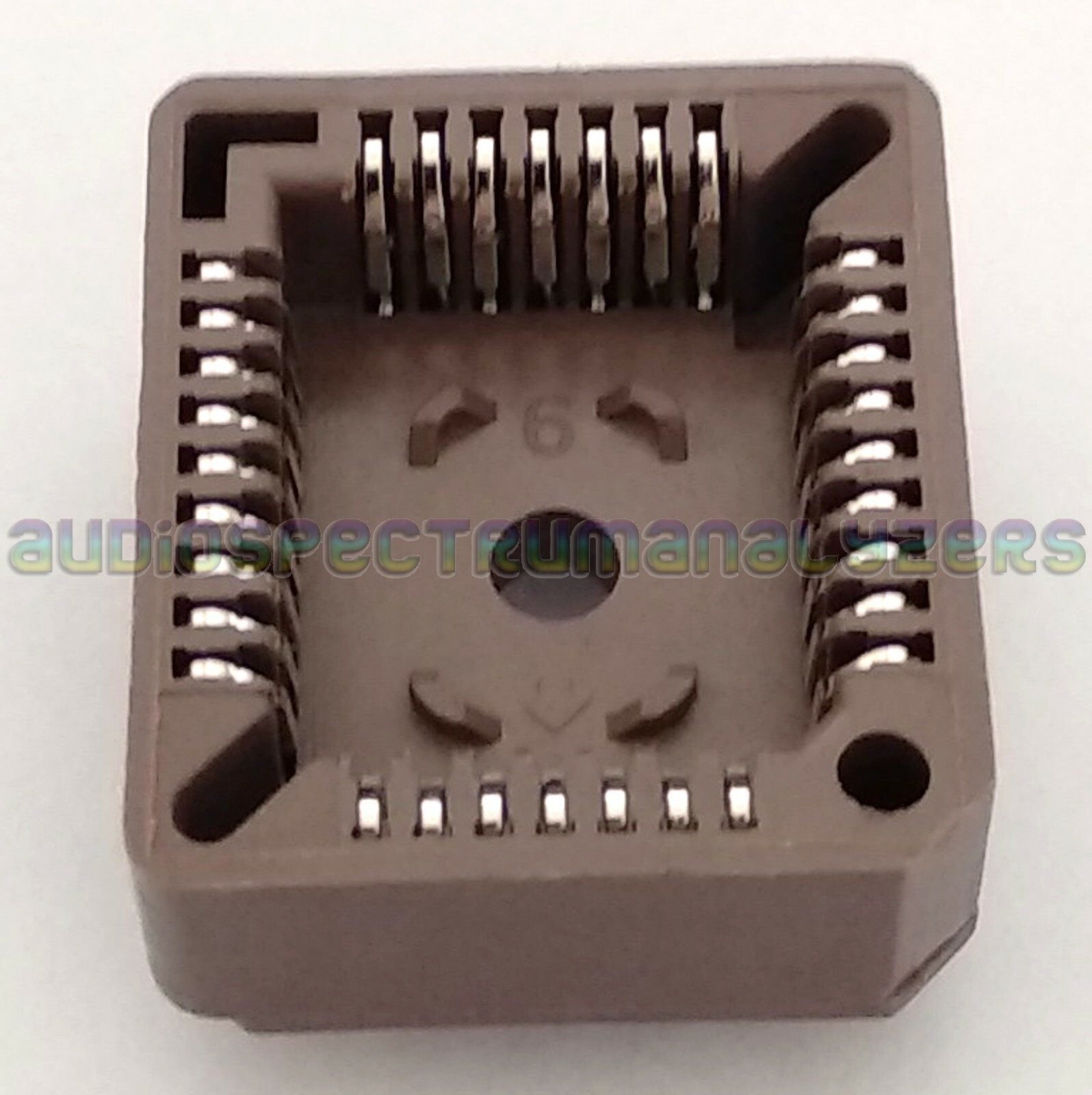 🇬🇧 PLCC32 32 Pin PLCC Socket 0.1" spaced through hole pins DIL DIP J ...