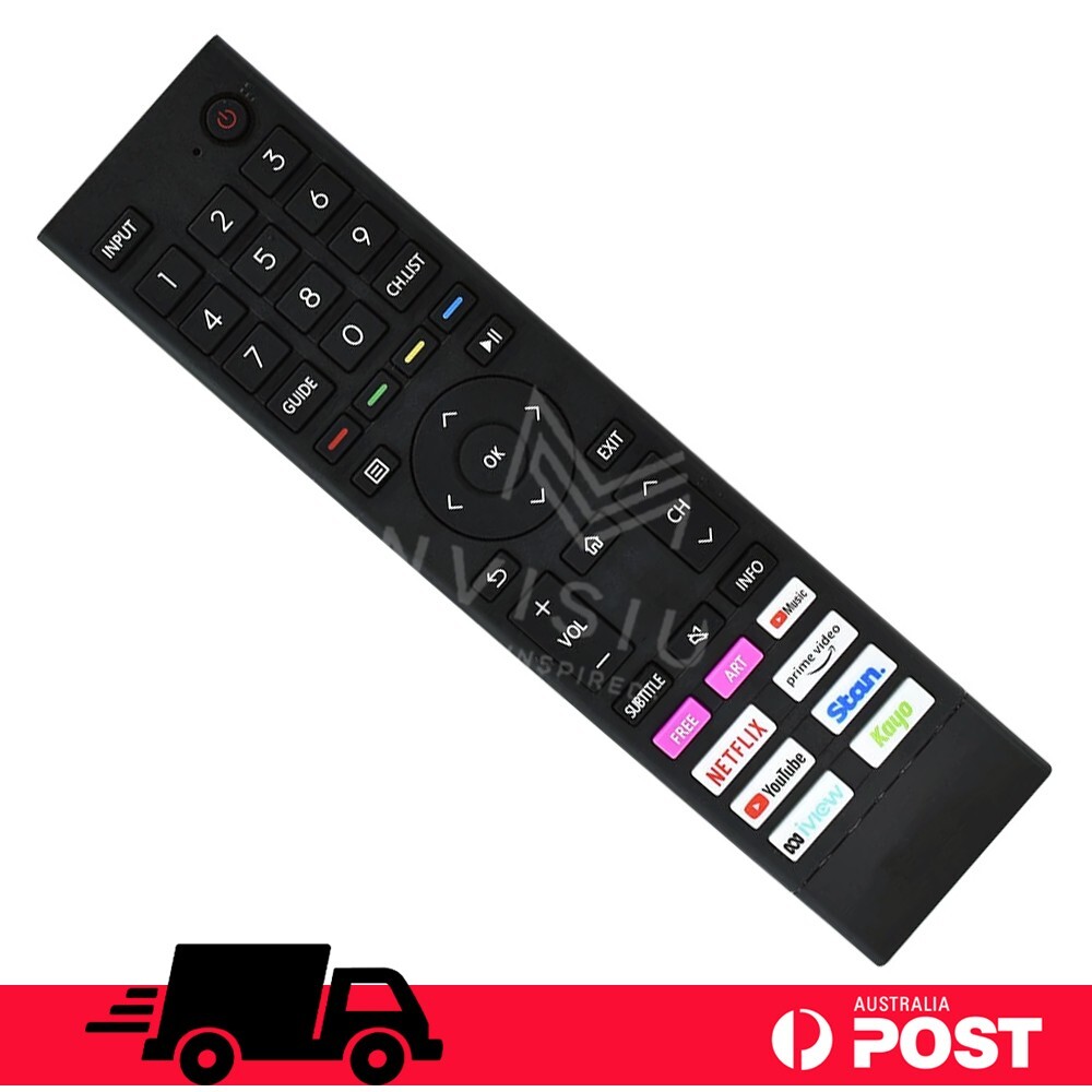 HISENSE TV Remote Control 43A7HAU, 50A7HAU, 55A7HAU, 65A7HAU, 75A7HAU ...