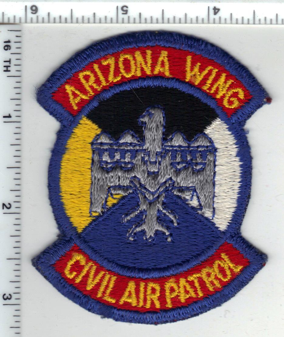 Arizona Wing - Civil Air Patrol - Shoulder Patch - New from the 1970's ...