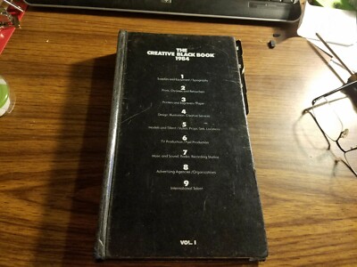 The Creative Black Book Photography 1984 Volume 1 Hard Cover tabbed | eBay