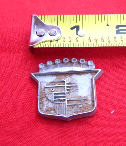 Vintage Original Small Cadillac Metal Emblem Badge Trim | eBay