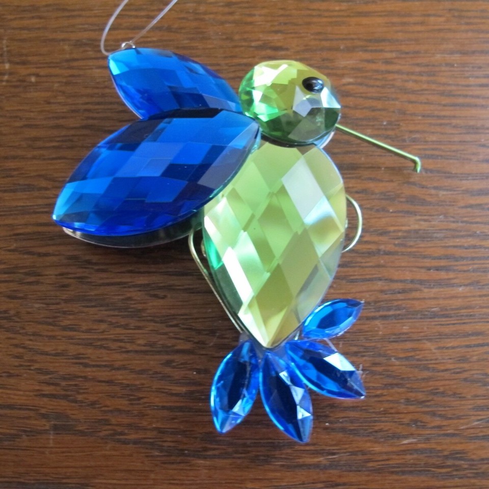 GANZ CRYSTAL EXPRESSIONS HUMMINGBIRD ORNAMENT SUN CATCHER NEW | eBay