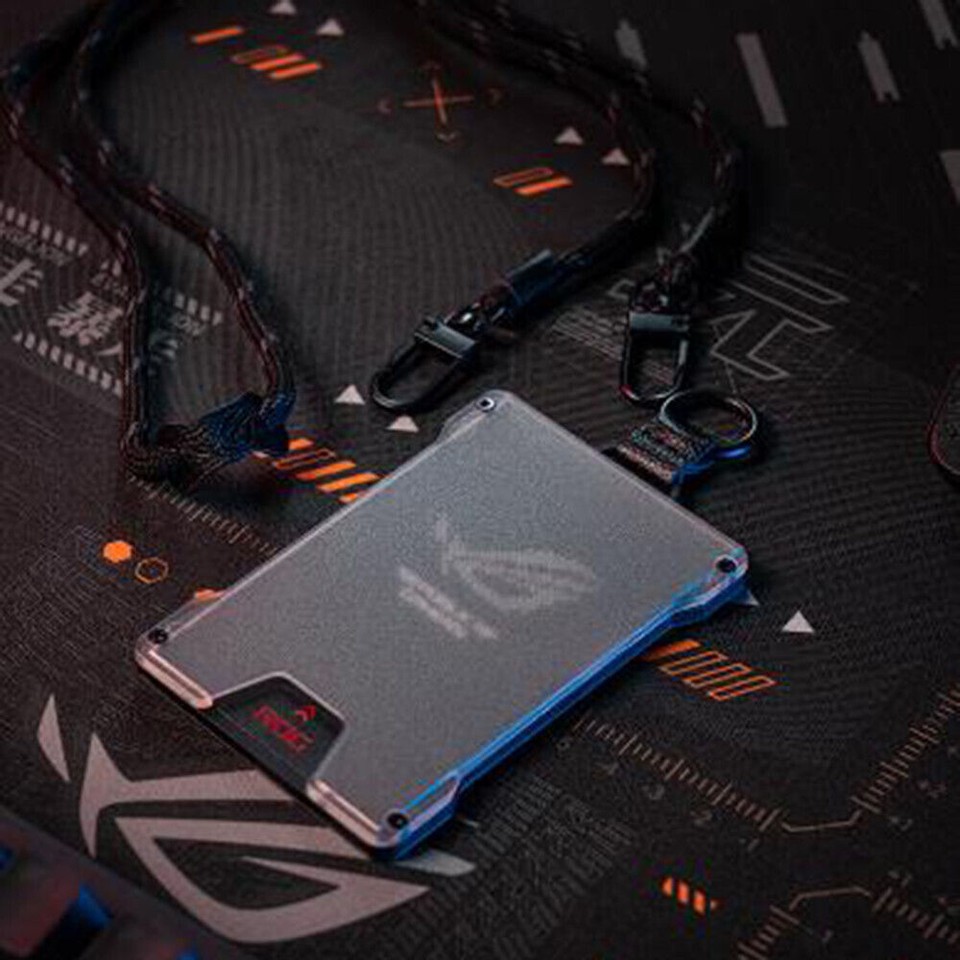 Original ASUS ROG Aluminum Frame Business Work ID Card Holder Case with ...