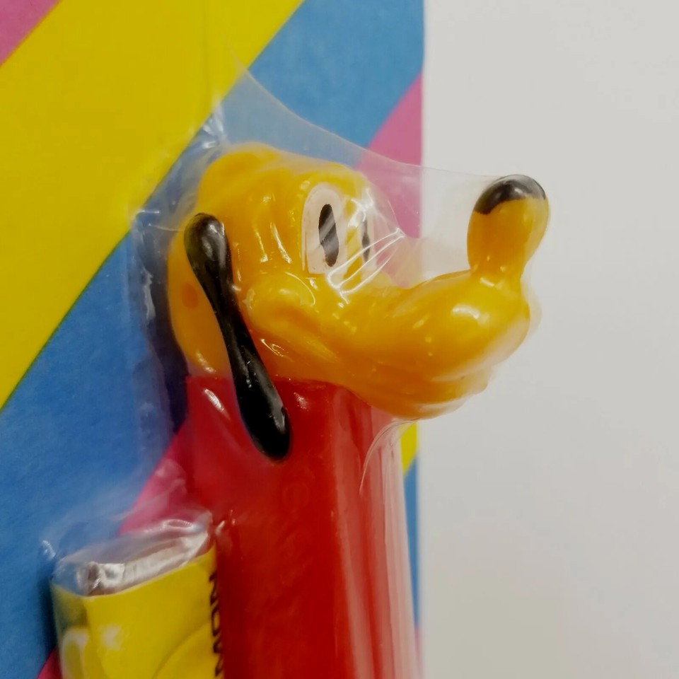 Pluto Pez Red Stem Rare Euro Variant New Sealed Vintage On Card Disney ...