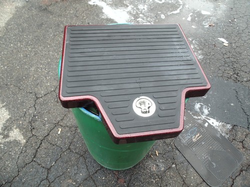 RANGER RT188P 198 RED METAL FLAKE CENTER CONSOLE STEP LID FIBERGLASS ...