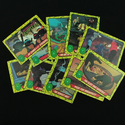 TEENAGE MUTANT NINJA TURTLES - 1989 TOPPS - SERIES 1 - CARDs 1 THRU 10 ...