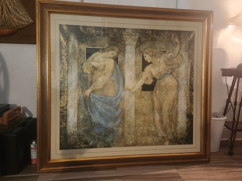 ANNUNCIATION IV by RICHARD FRANKLIN -ART ~Framed ~ Large | eBay