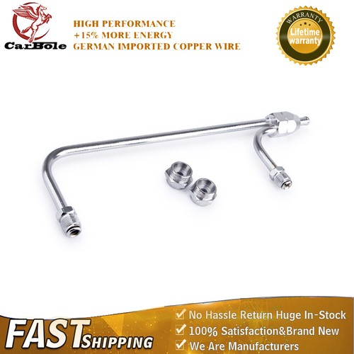 4150 Chrome Fuel line For Holley 1552 Double Pumper For 3/8"Hose Dual ...