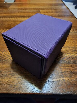 MTG PURPLE FLIP 100 CARD DECK BOX Card store Case mtg. | eBay