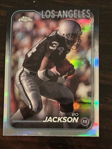 2024 Topps Chrome Football Bo Jackson Refractor - Raiders MINT | eBay