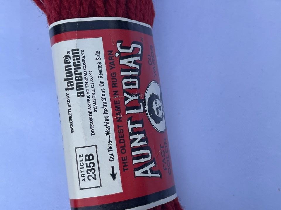 Aunt Lydias Heavy Rug Yarn 7 Skeins, 1.37oz 60 Yds Per Skein Color 145 ...