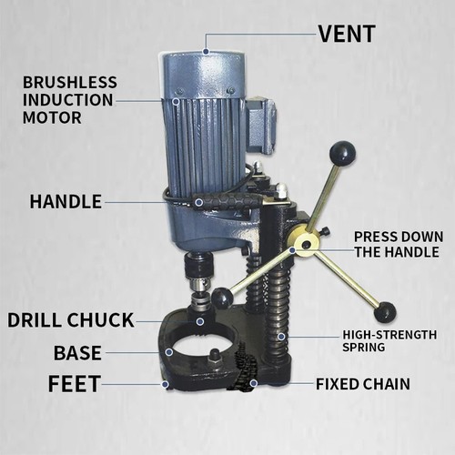 Fire Pipe Opening Machine Galvanised Pipe Steel Pipe Electric Hole ...