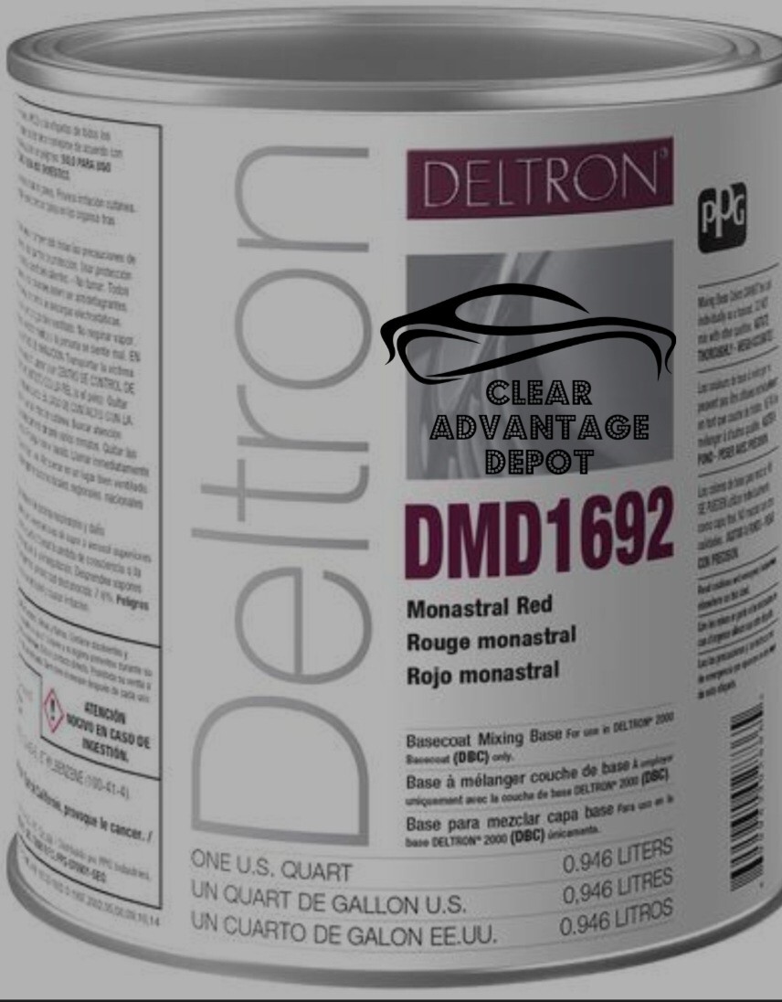 Dmd1692 PPG Refinish Deltron 1 Quart Monastral Red | eBay