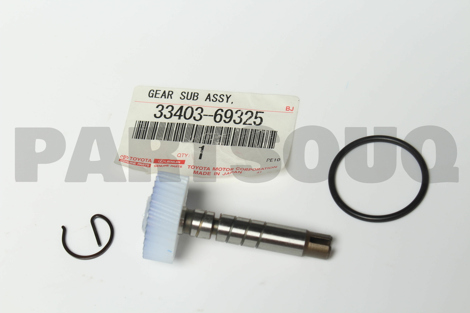 3340369325 Genuine Toyota GEAR SUB-ASSY, SPEEDOMETER DRIVEN (ATM) 33403 ...