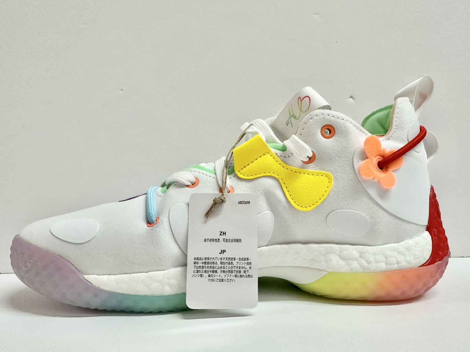 ADIDAS HARDEN VOL 6 PASTEL UNRELEASED BASKETBALL SHOES HQ1271 SIZE 9 ...