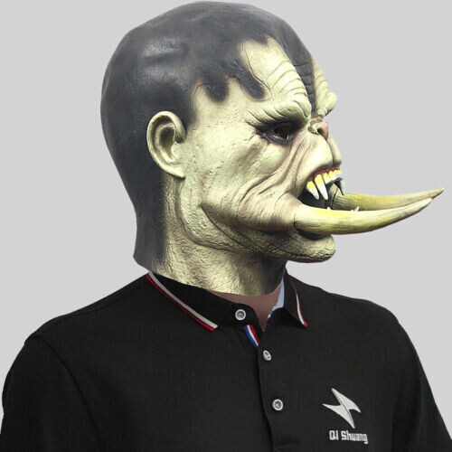 Masquerade Halloween Latex Creepy WOW Monsters mask party Cosplay ...