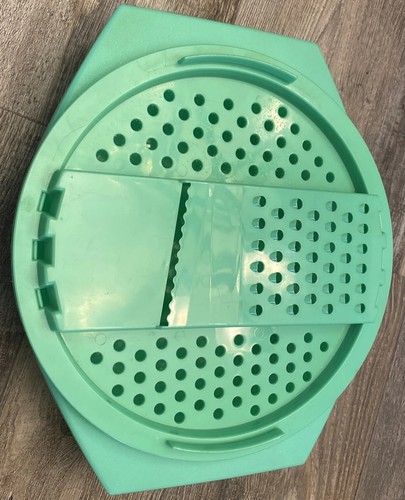 Tupperware Jadite Cheese Grater Slicer Bowl Vintage 2 Pieces (787-3 ...