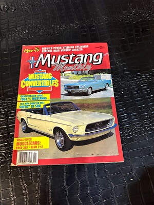 JANUARY 1988 MUSTANG MONTHLY vintage car magazine | eBay