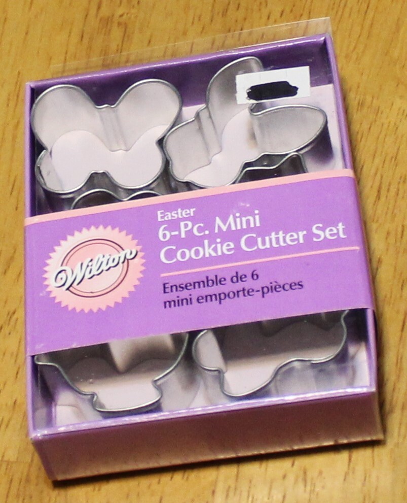 Wilton ~ 6 PC MINI EASTER COOKIE CUTTER SET #2308-1209 - NEW - Metal ...