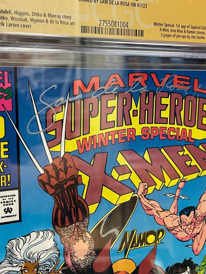 Marvel Winter Special 1991 (CGC 9.4 Signature,1st Squirrel Girl) Sam De ...