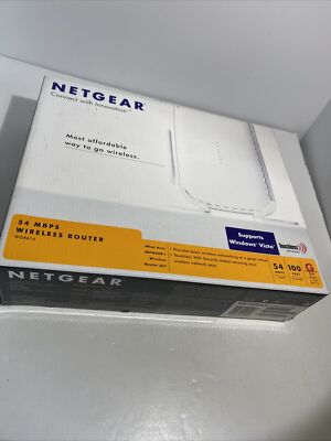 Netgear WGR614 54 Mbps 4-Port 10/100 Wireless-G Router (WGR614DLNA ...