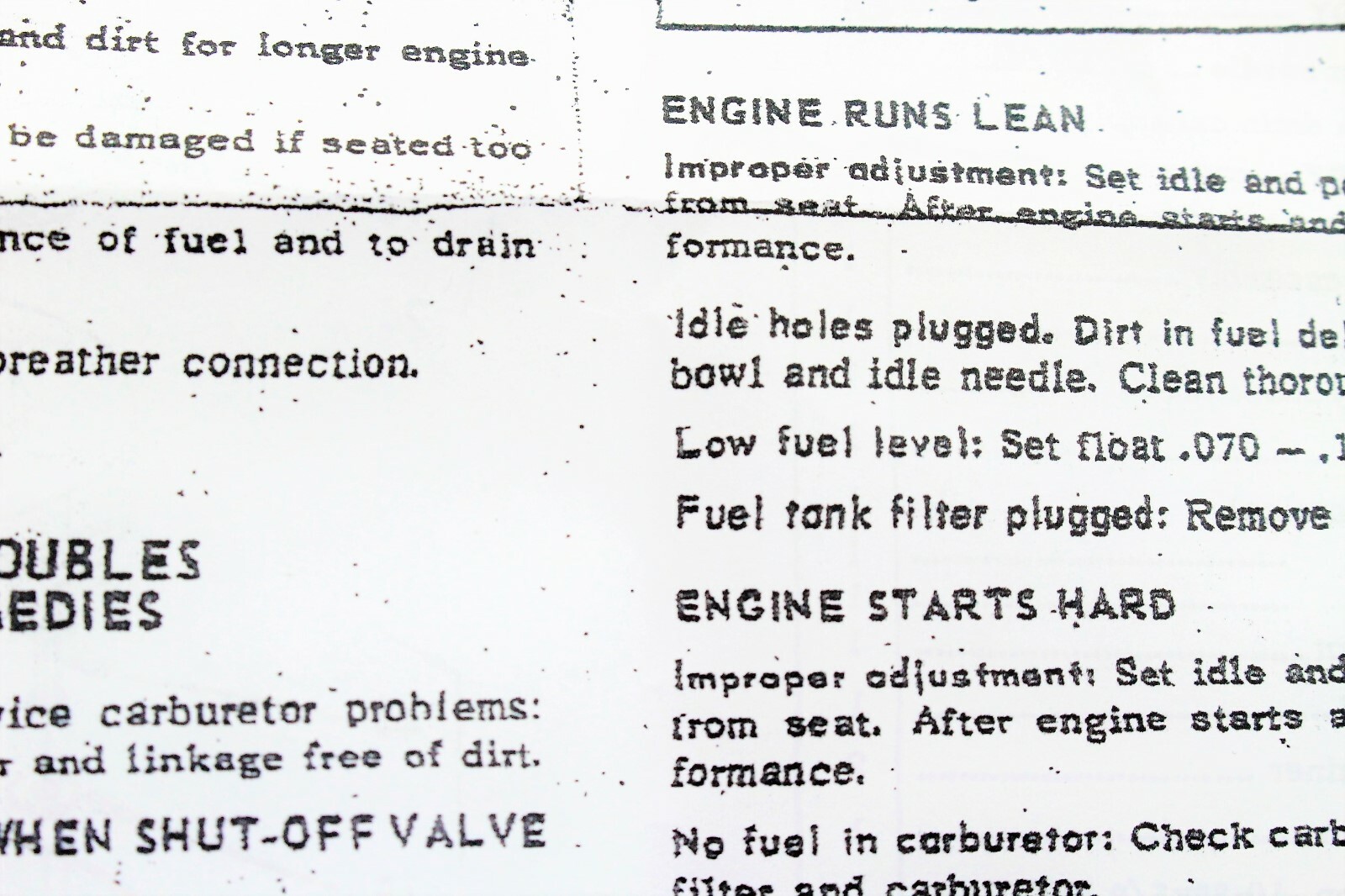 WALBRO Carburetor Kit fits Wisconsin engine TRA12D TRA 12D L97 LME 35 ...