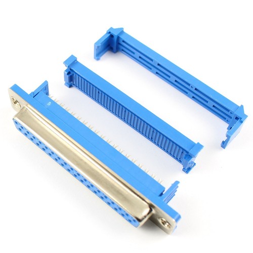 1Pcs D-SUB 37 Pin Female IDC Type Adapter Connector For Flat Cable DB37 ...