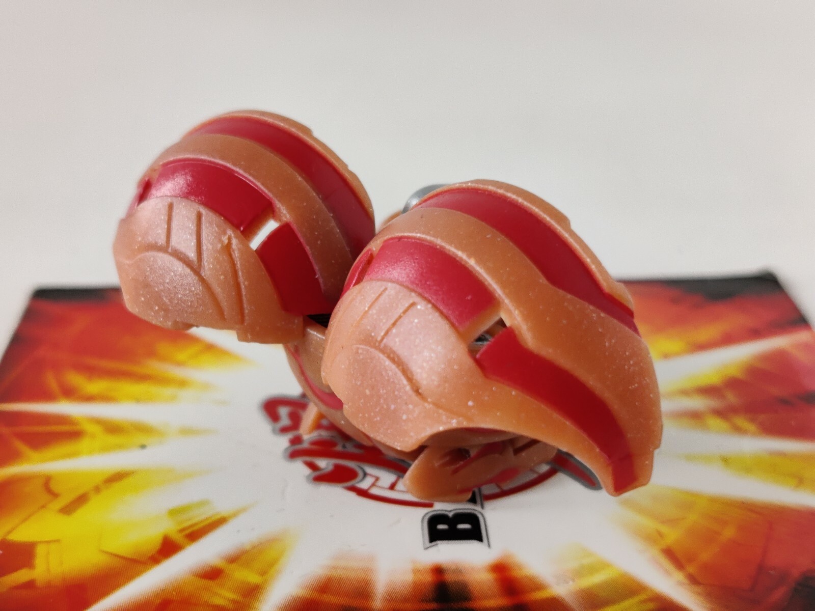 Bakugan Battle Brawlers Red Brown Pyrus Bakuflip Ravenoid 470G Free ...