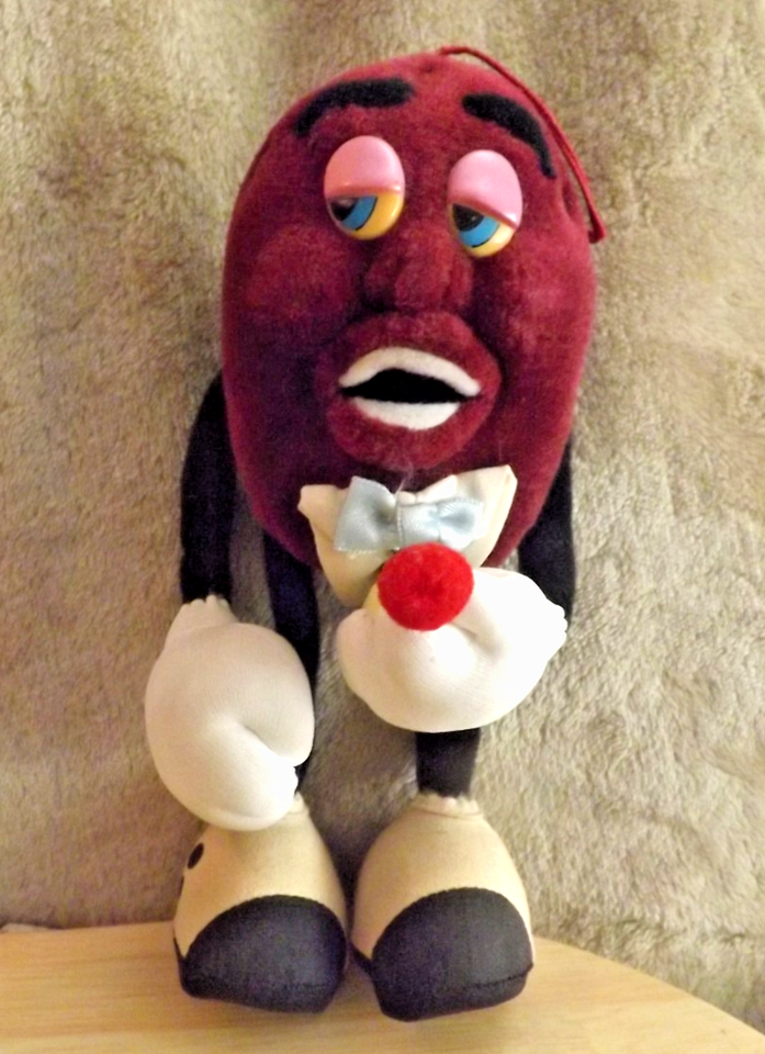 THREE CALIFORNIA RAISIN PLUSH STUFFED AND HARD PLASTIC FIGURES | eBay