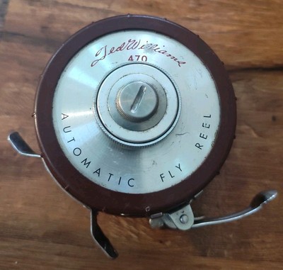 Vintage Ted Williams 470 Automatic Fly Fishing Reel w/Line Made in USA ...