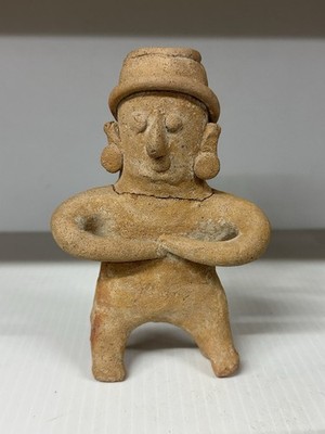 AMAZING AUTHENTIC PRE-COLUMBIAN HUMAN EFFIGY CLAY FIGURE ~ MEXICO ...