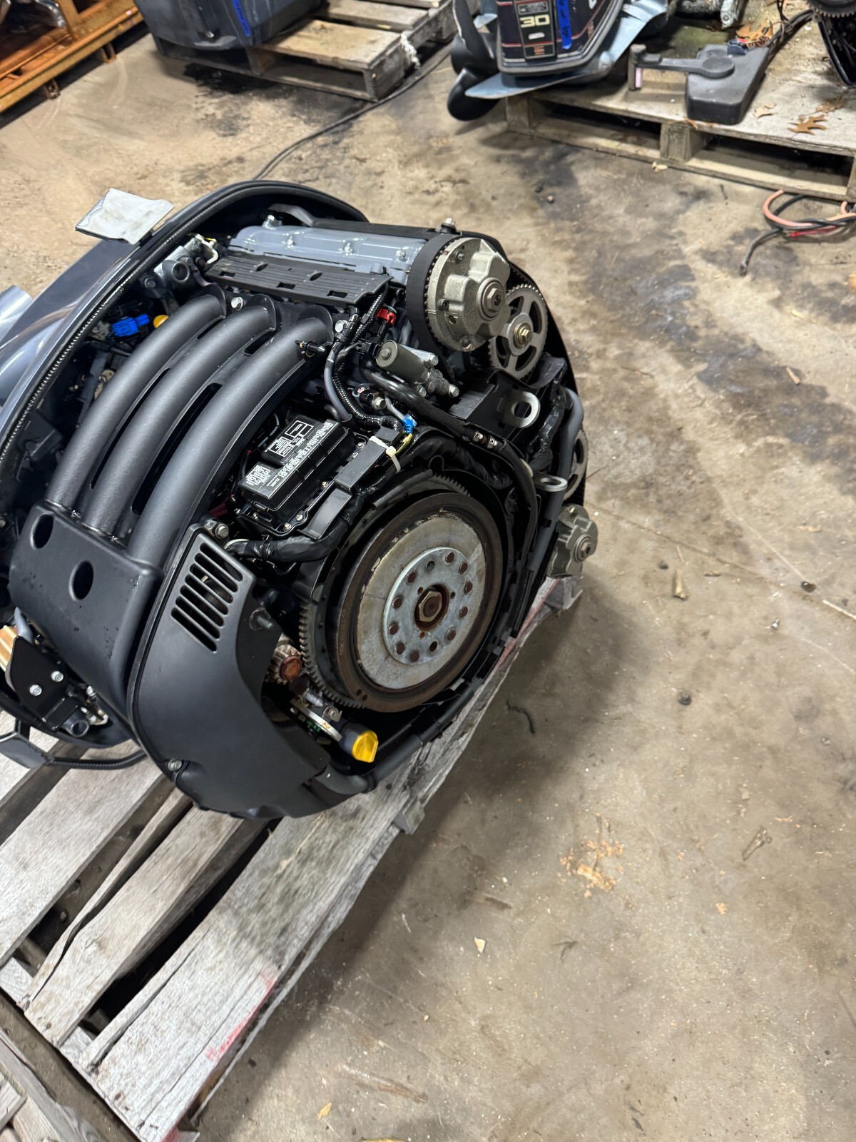 Pair 2004 Yamaha 250 hp F250 4-Stroke 25" Dual Twin Outboard Motors V6 ...