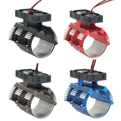 41-43MM Metal Motor Cooling Fan Adjustable Radiators for 1/8 1/10 RC ...