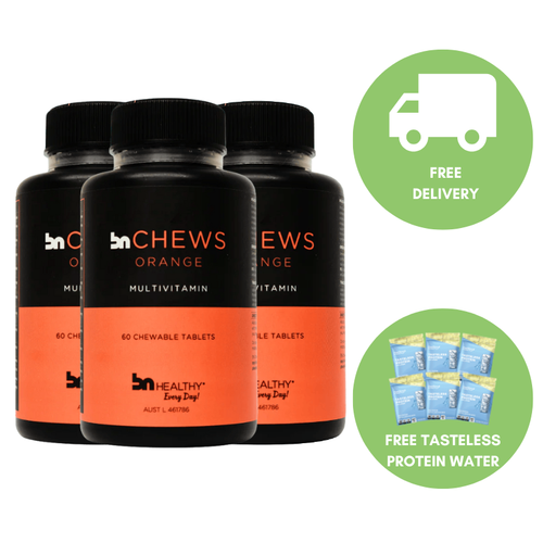 BN Chews Orange - Chewable - 3 bottles, FREE POST + FREE Tasteless ...