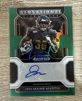 2022 Panini Prizm Draft Pick Sensational Signatures Green Jah-Maine ...