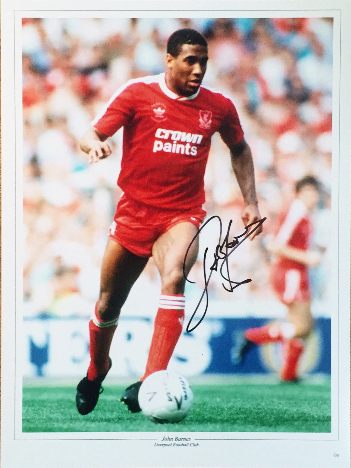 Signed and framed John Barnes Liverpool photo | eBay UK