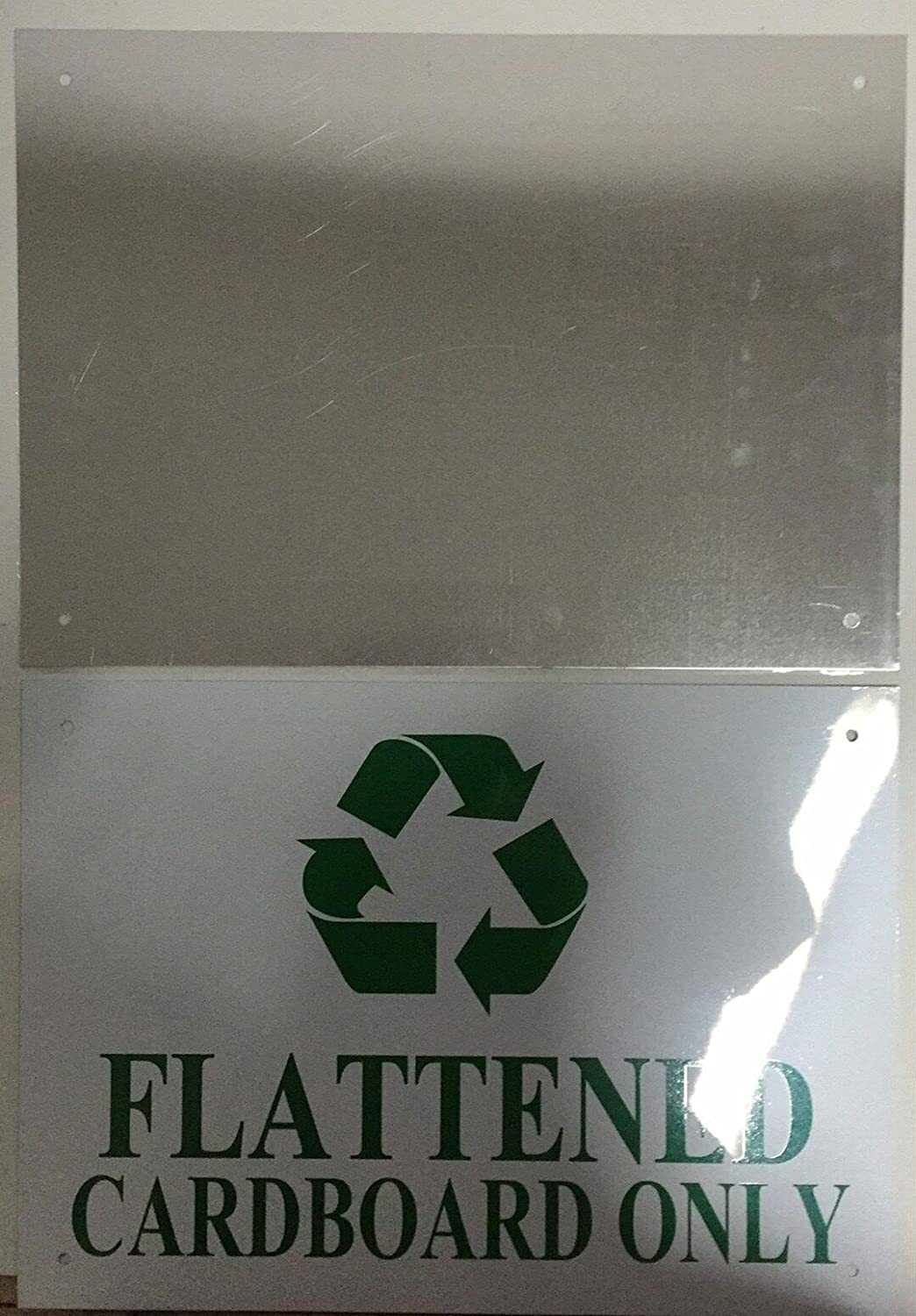 FLATTENED CARDBOARD ONLY SIGN ( ALUMINIUM 10x14 -Rust Free ) ref1020 ...