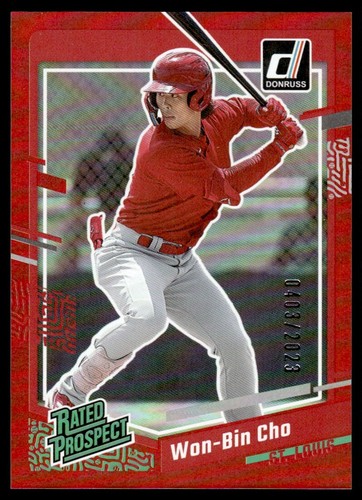 2023 Donruss Red Won-Bin Cho 0403/2023 St. Louis Cardinals #69 | eBay