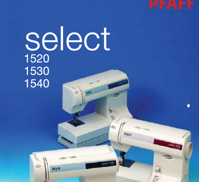 PFAFF 1520 1530 1540 Sewing Machine Manual on CD | eBay