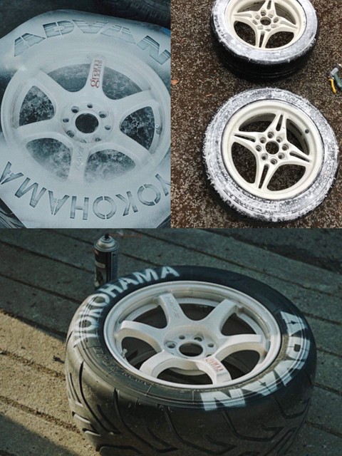 Reusable Tire Stencil (Honda Racing) for Civic EF EG EK Integra Kanjo ...