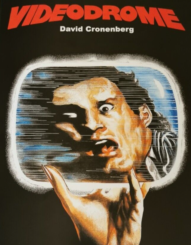 VIDEODROME 4K Original Movie Poster 12x27" Italian DAVID CRONENBERG ...