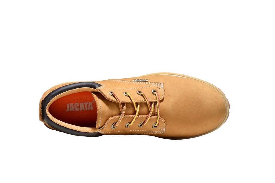 Men's Low Cut Work Boots Short Genuine Leather Water Resistant Heavy ...