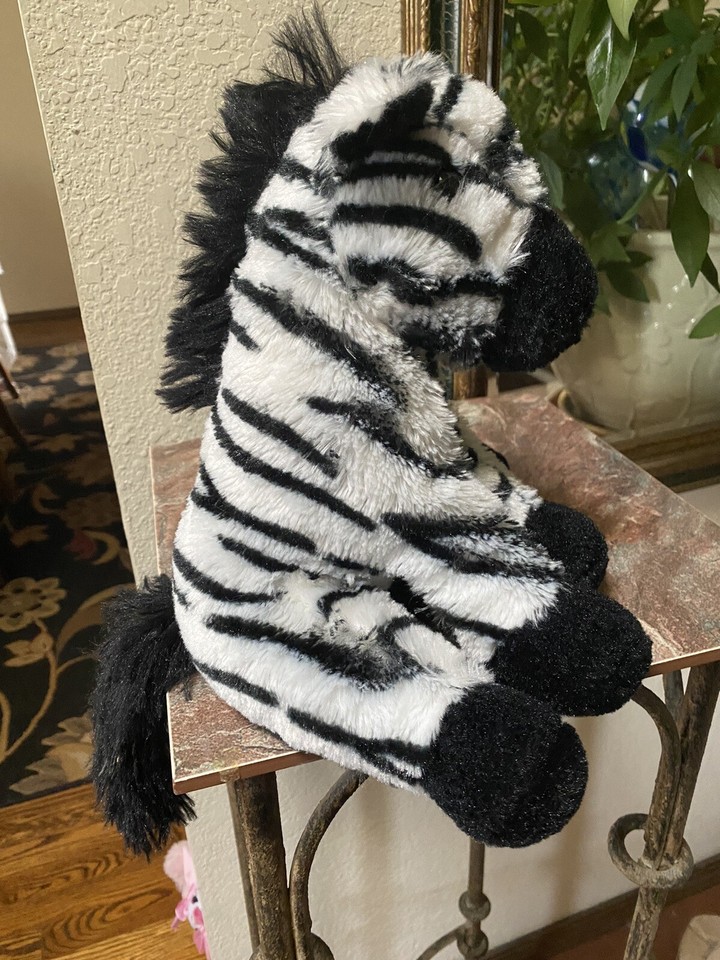 Walmart Spark Zebra 11" Black White Plush Stuffed Animal Toy | eBay